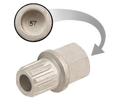 T10101-61, Replacement Wheel Lock Key - 61